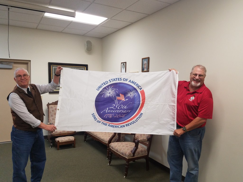2021 Compatriot Max Demp Donates SAR 250th Flag to the Camp Charlotte ...